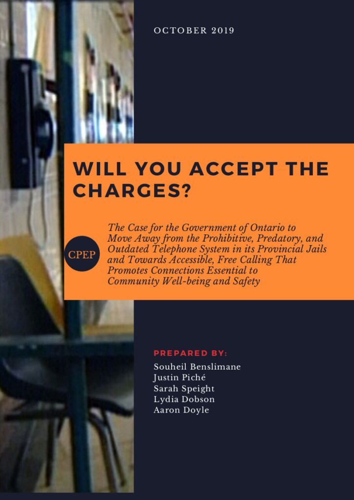 JAIL Hotline releases new report and recommendations | CPEP